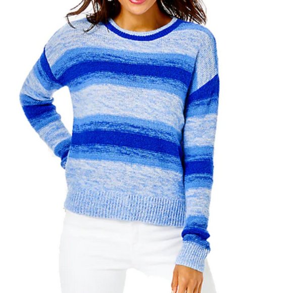 Lilly Pulitzer | Sweaters | Lilly Pulitzer Elannie Ombre Striped ...